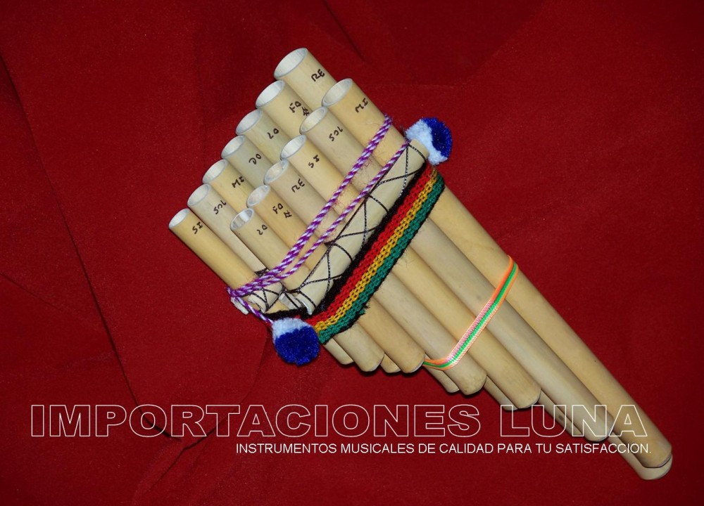 Zampoña Peruana de Bambú | Importaciones Luna Peru